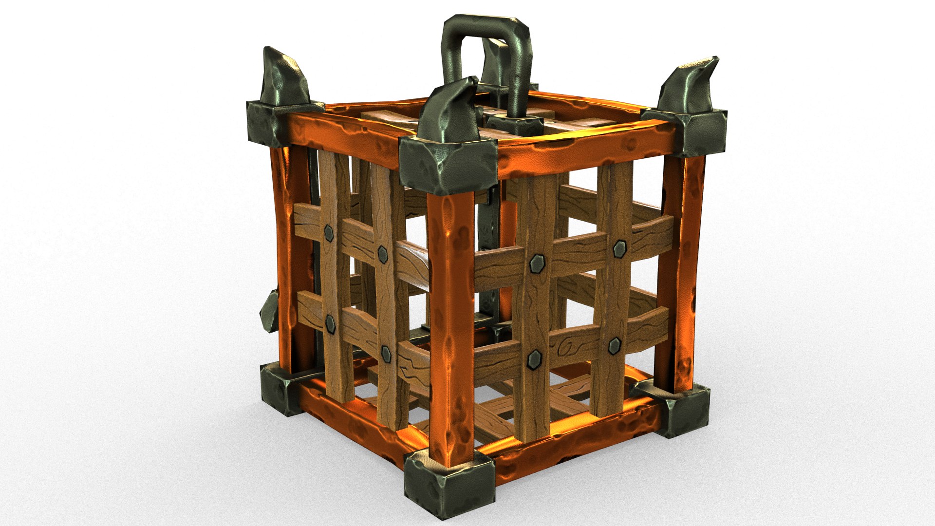 3D Stylized Cage Model - TurboSquid 1485175