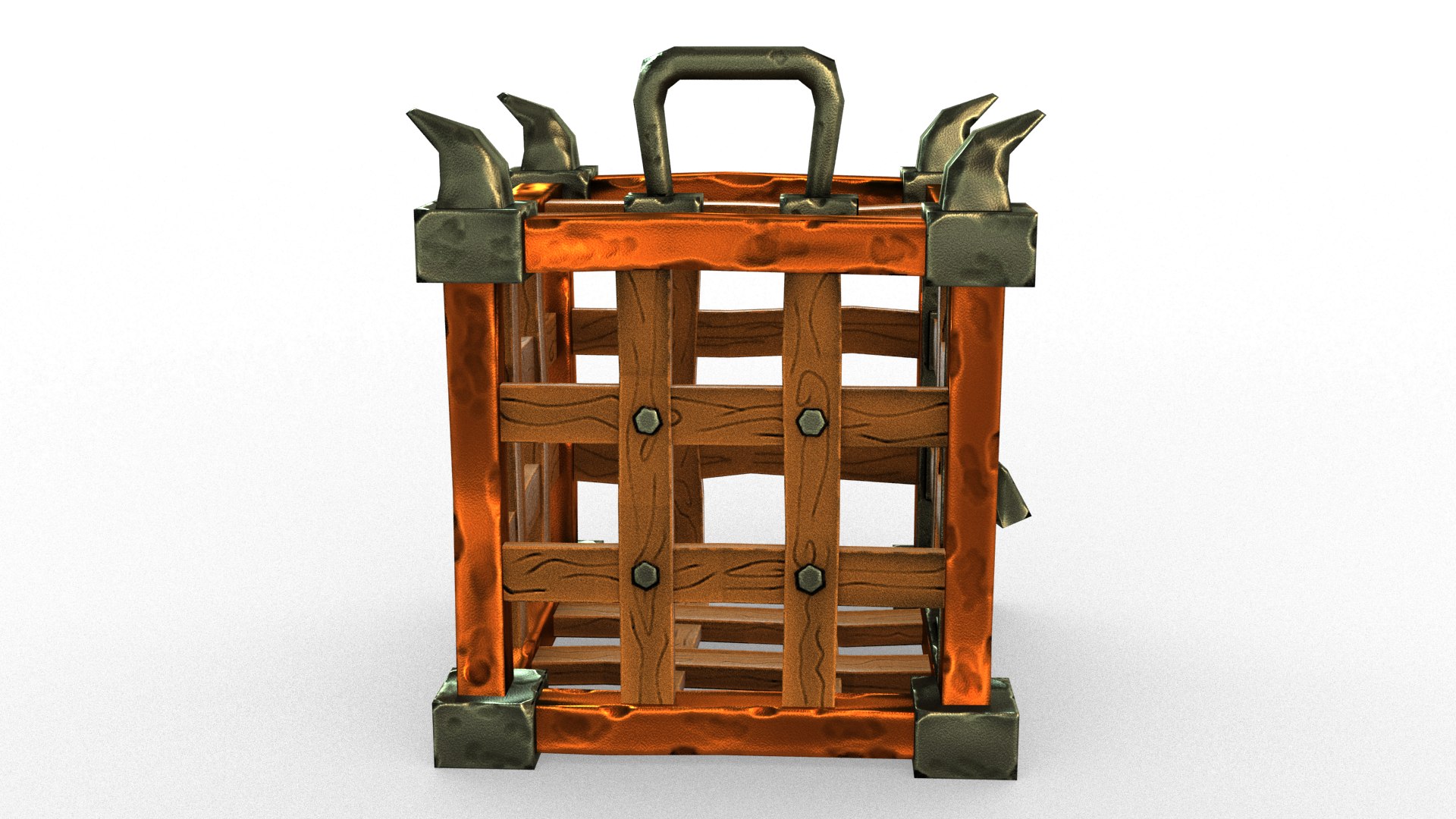 3D Stylized Cage Model - TurboSquid 1485175
