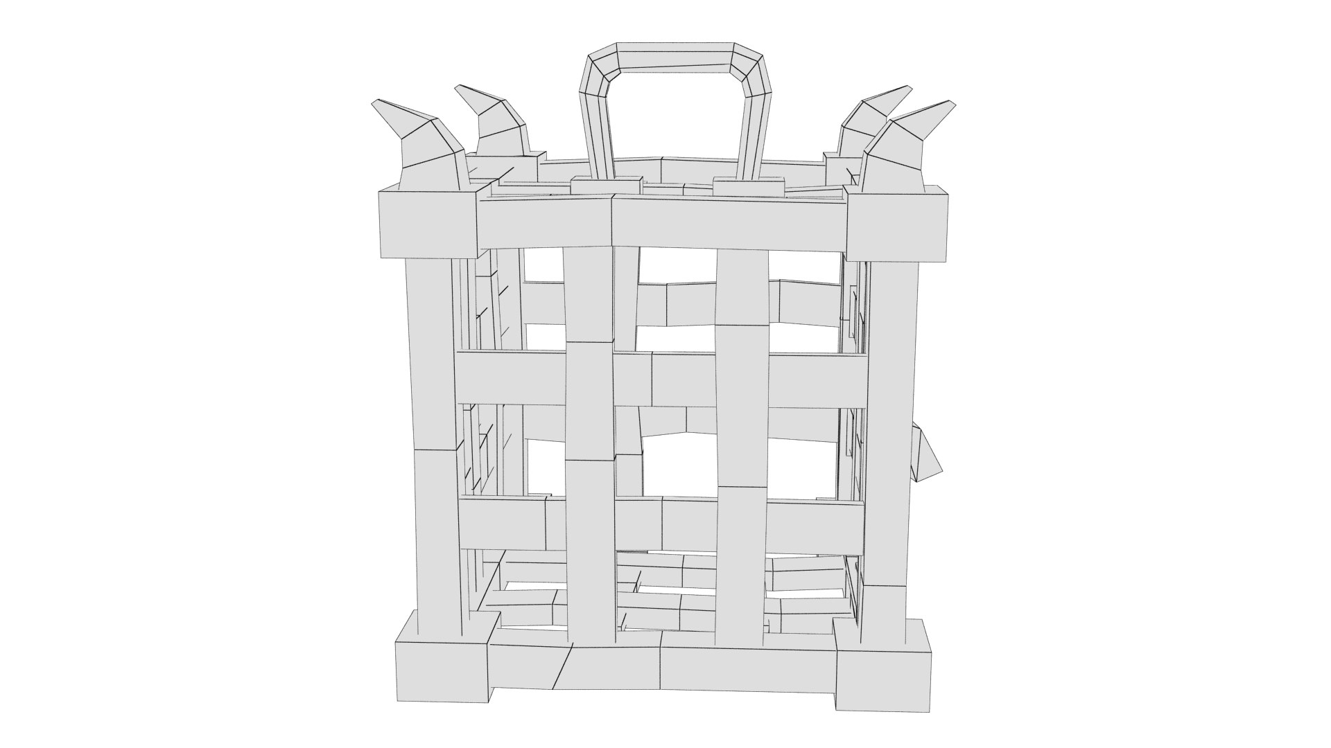 3D Stylized Cage Model - TurboSquid 1485175