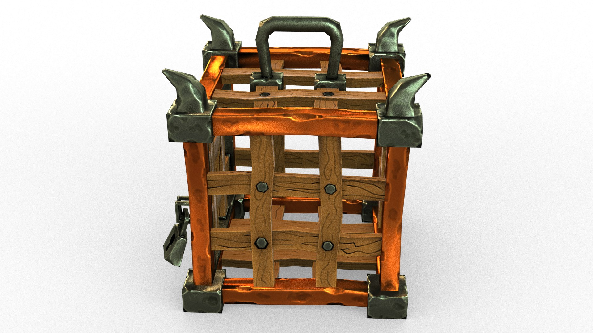 3D Stylized Cage Model - TurboSquid 1485175