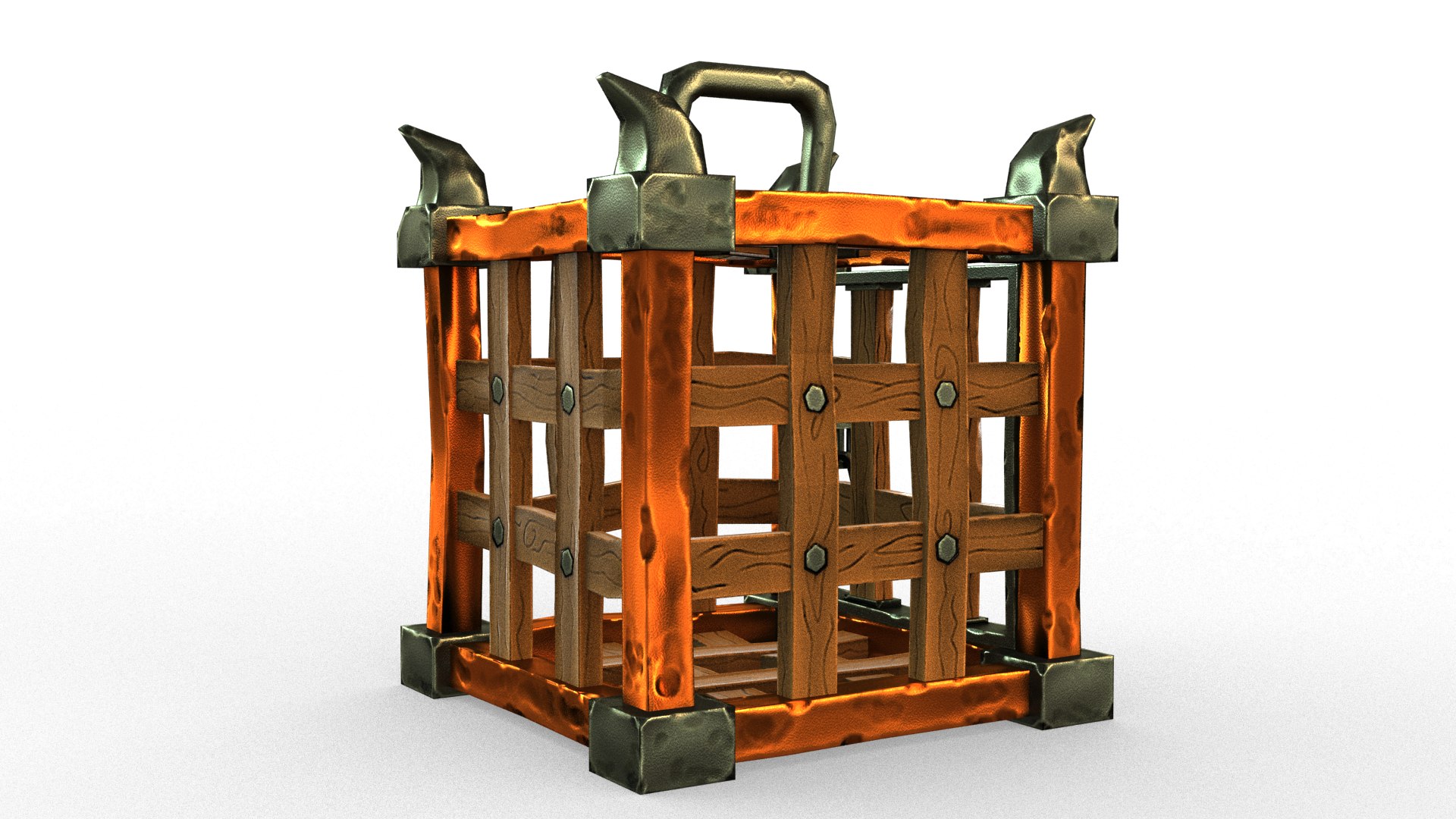 3D Stylized Cage Model - TurboSquid 1485175