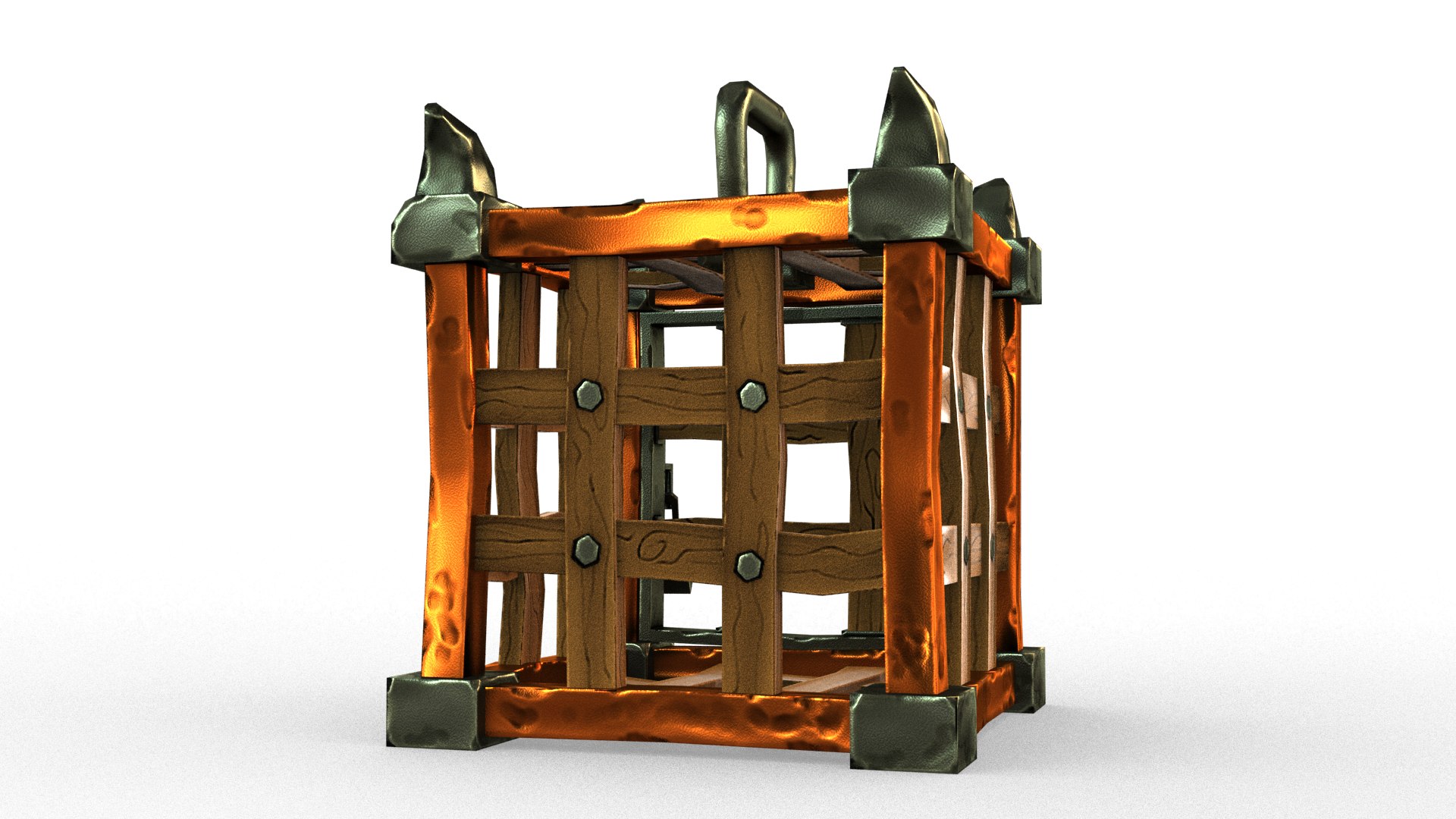 3D Stylized Cage Model - TurboSquid 1485175