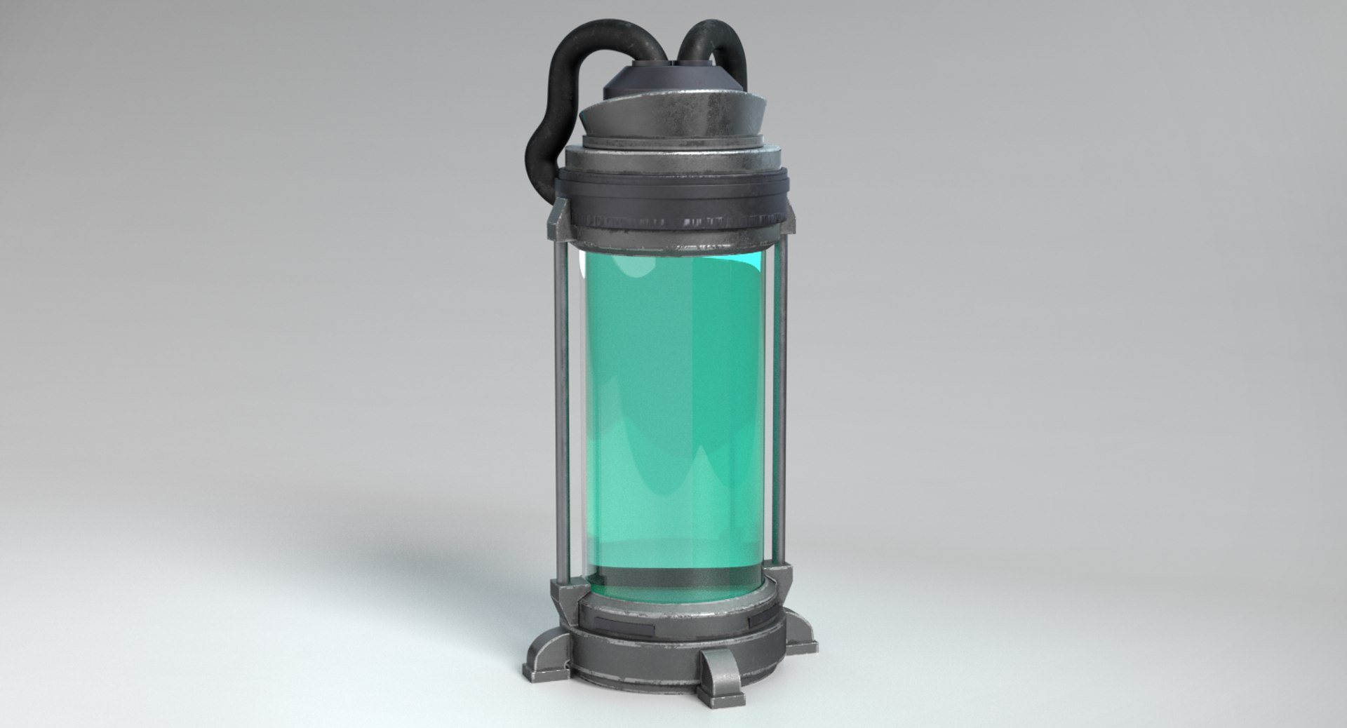 sci-fi specimen container 3d model