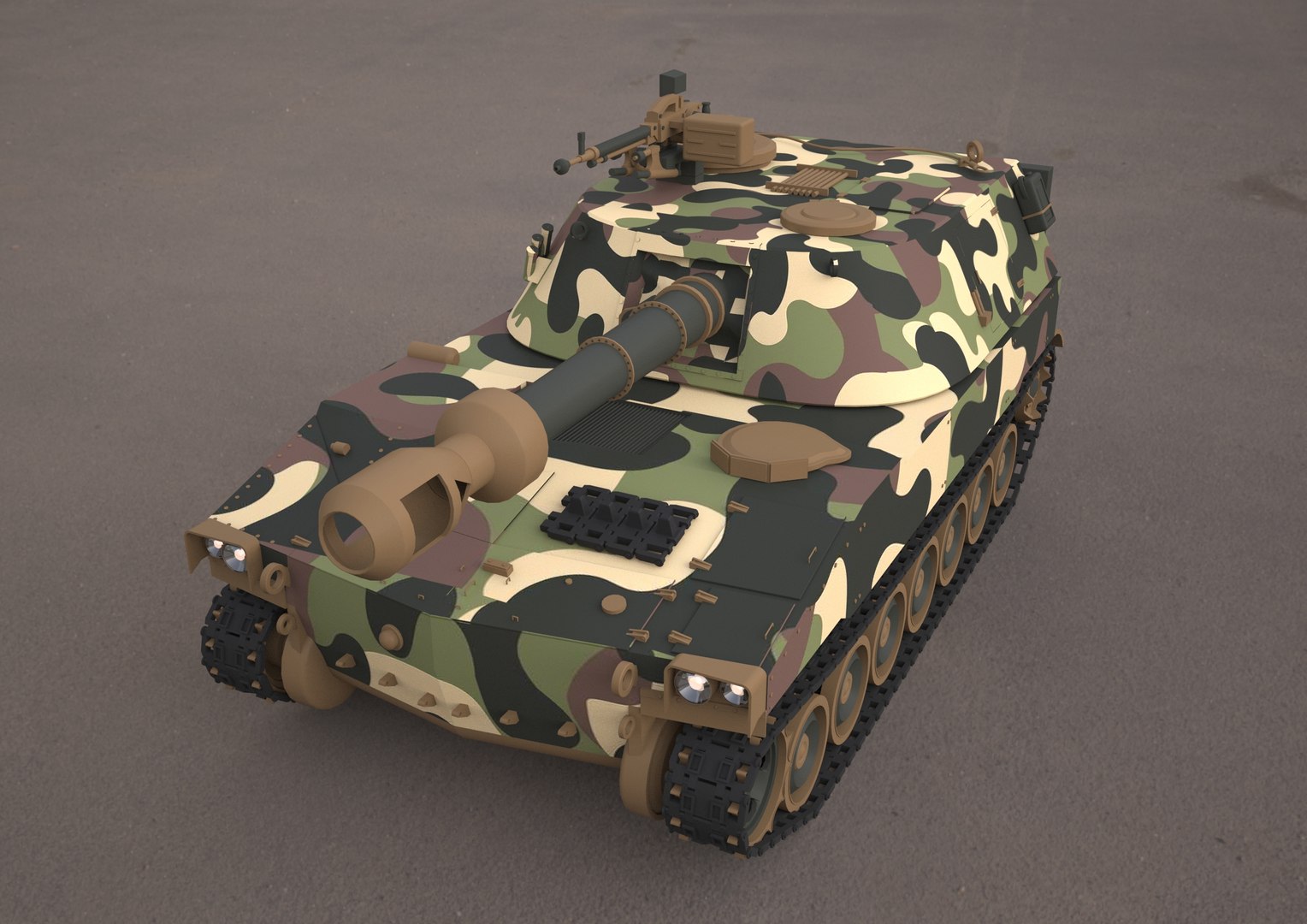 3D model m109 howitzer tank 3d model 3D model - TurboSquid 2065617