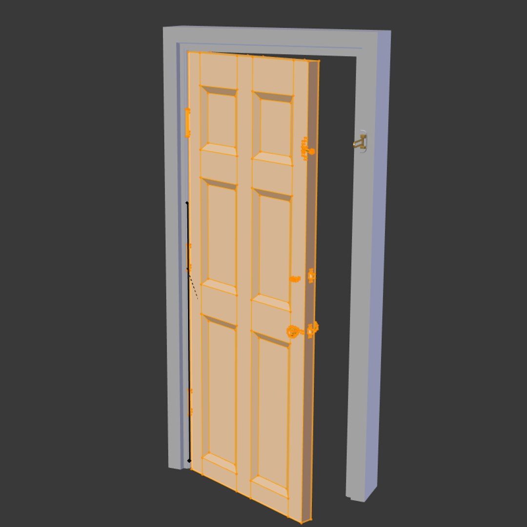 Blend Realistic Door 1