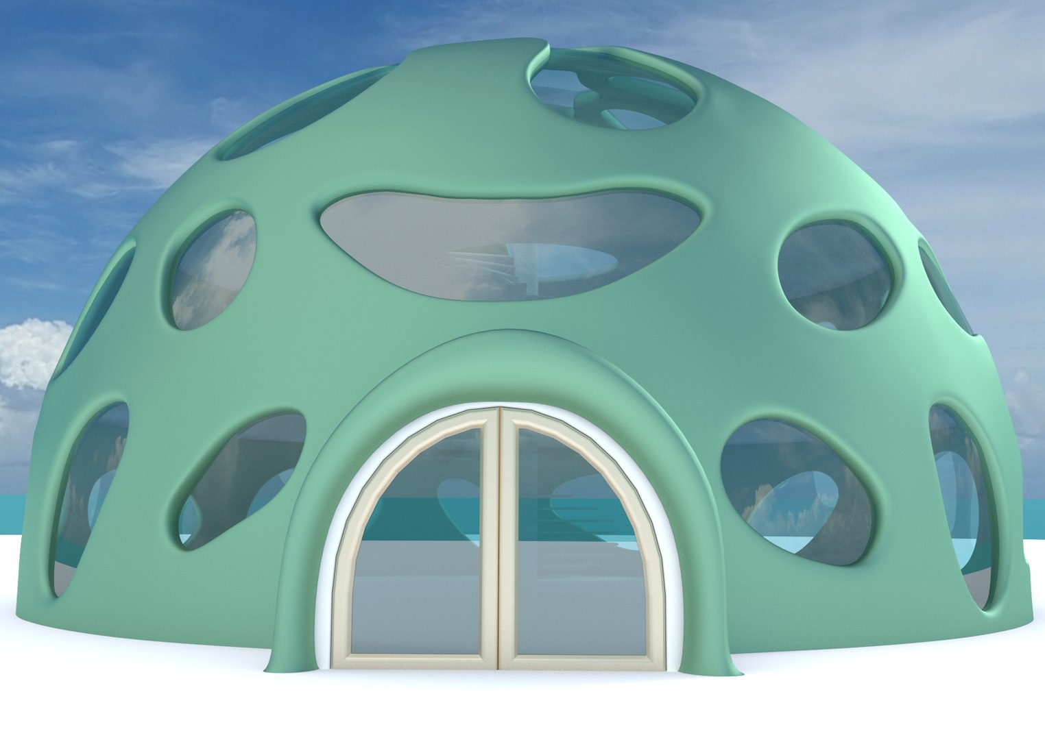 iglo house interior obj