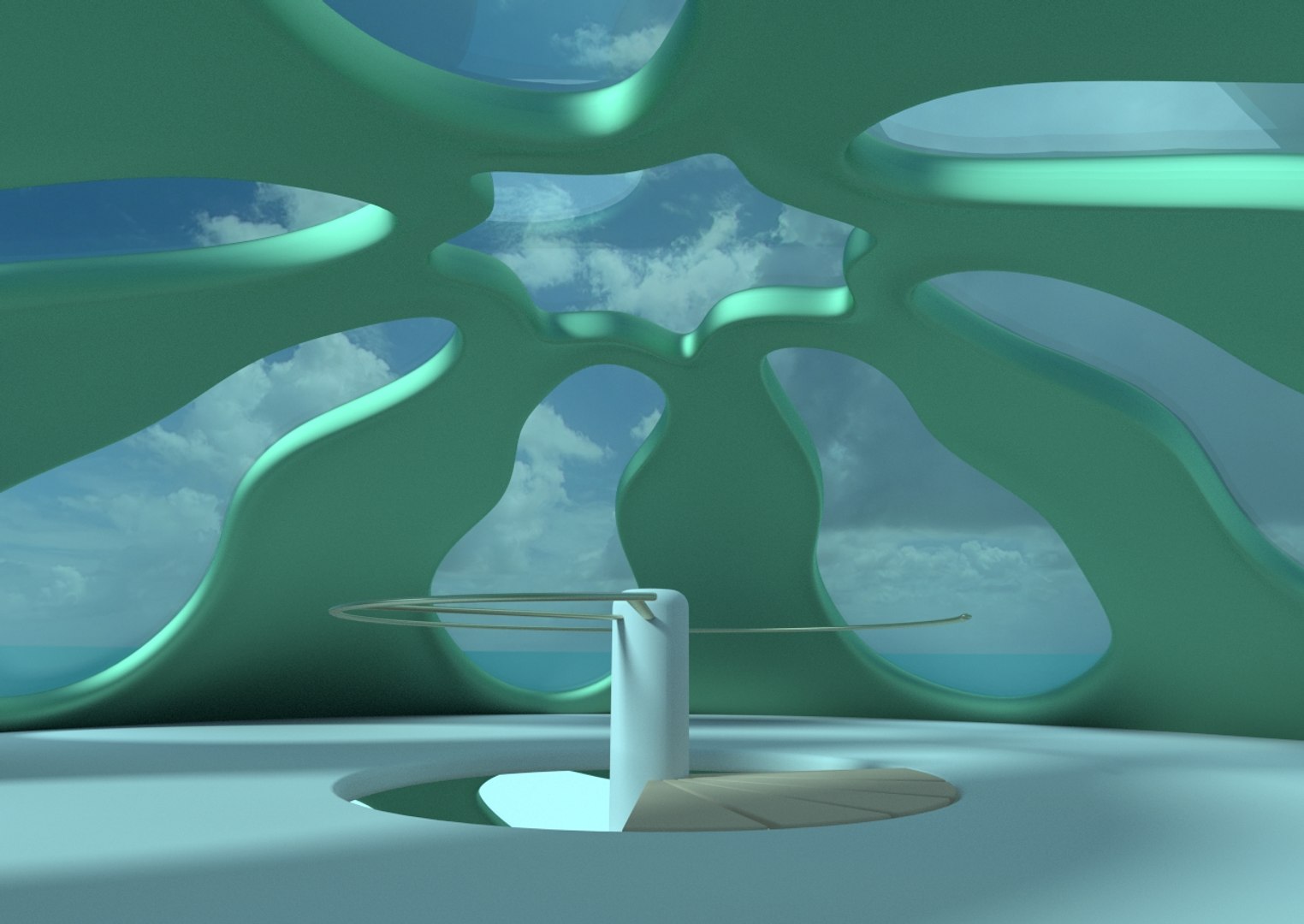 iglo house interior obj