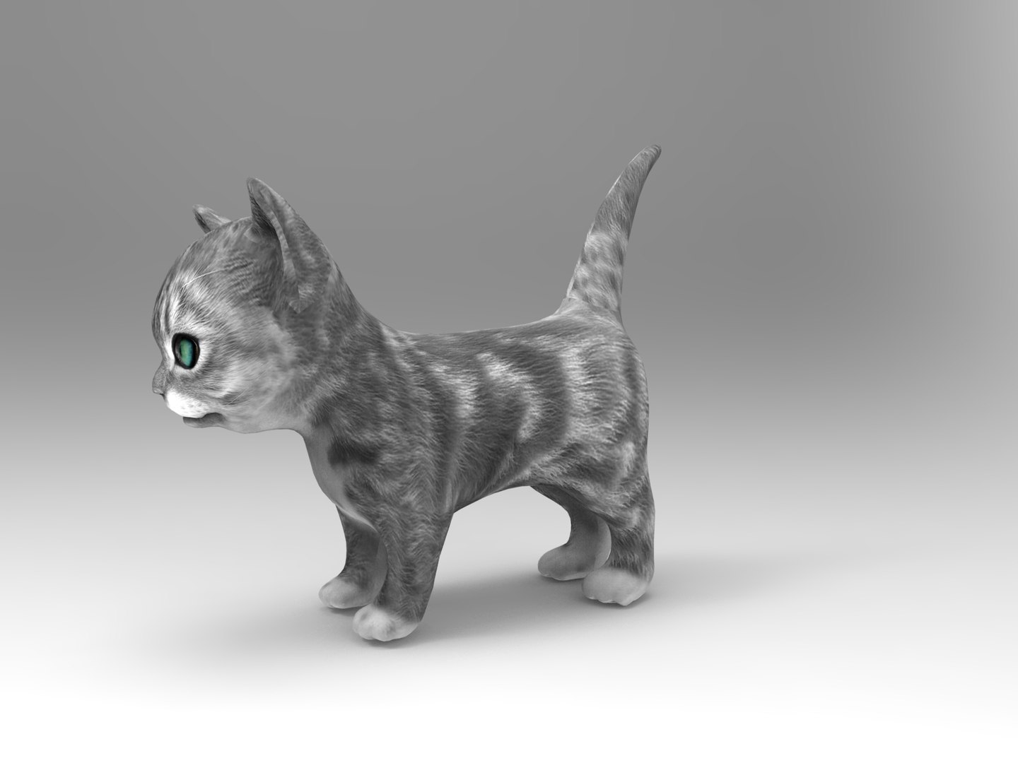Cute Cat Animation 3D Model - TurboSquid 1217543