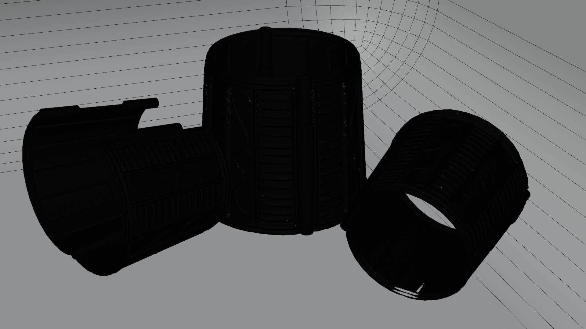 Traditional Assamese Gamkharu Bracelet 3D Model - TurboSquid 2353013