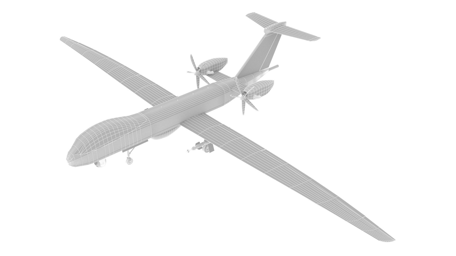 Eurodrone MALE 3D Model - TurboSquid 2001834