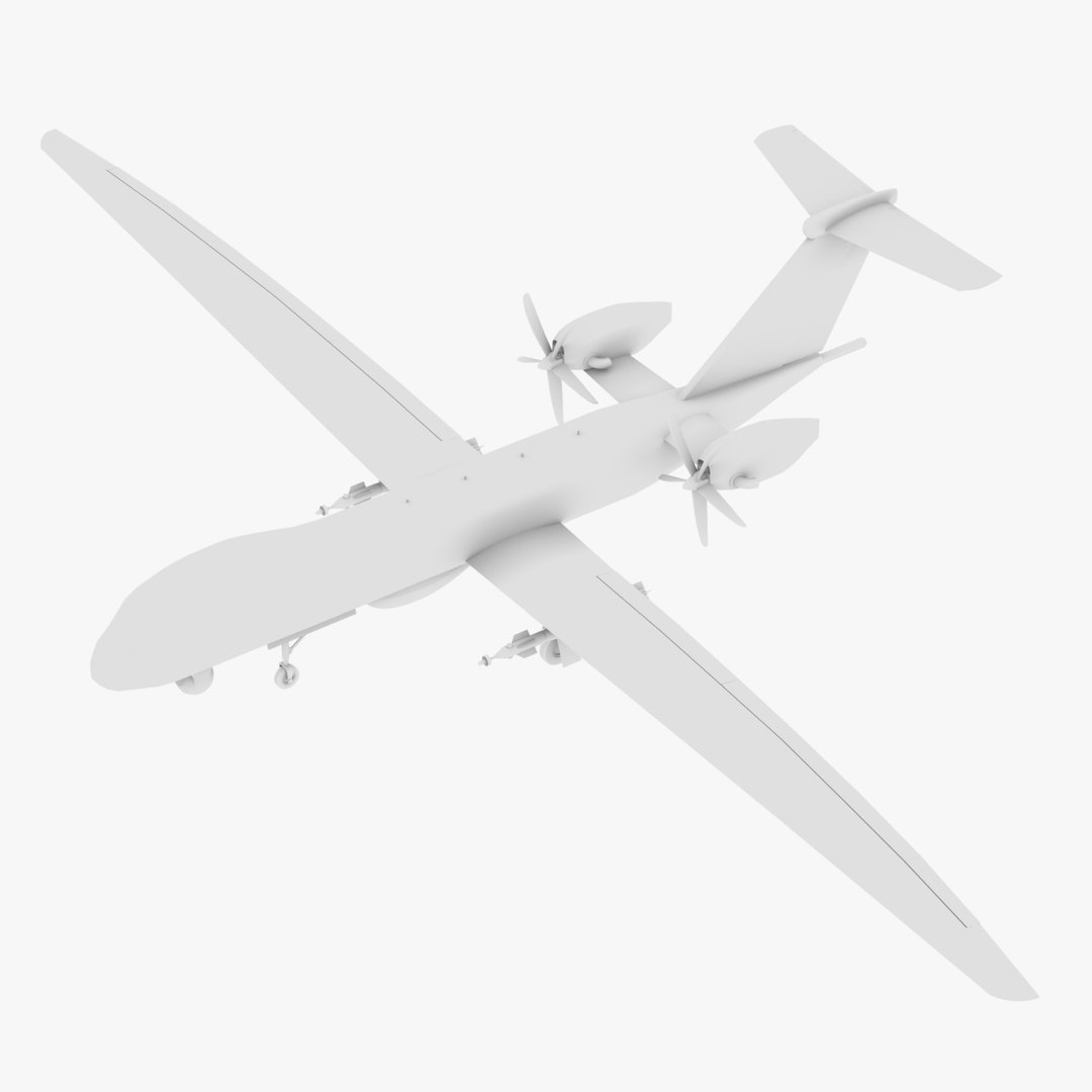 Eurodrone MALE 3D Model - TurboSquid 2001834