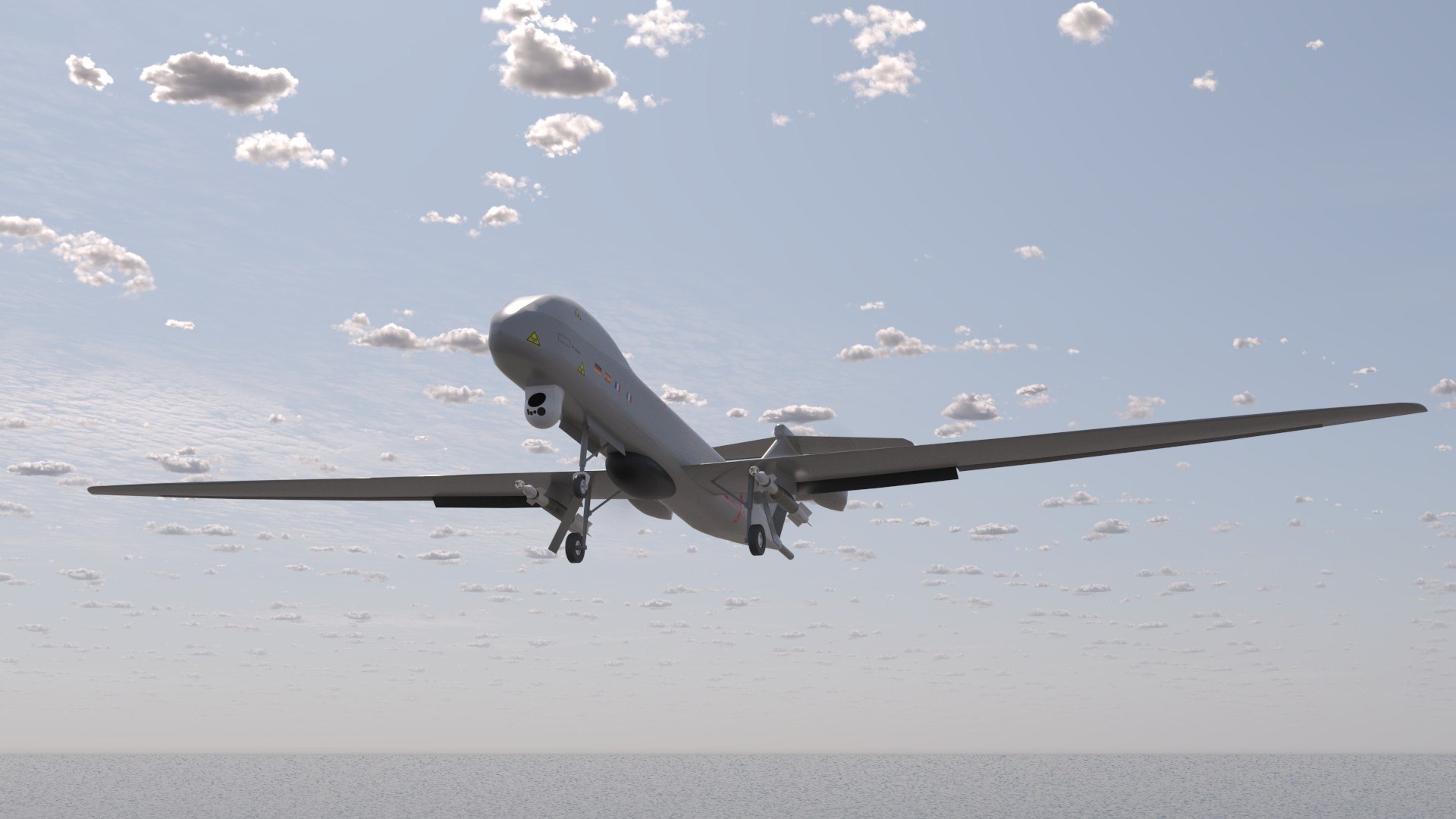 Eurodrone MALE 3D Model - TurboSquid 2001834