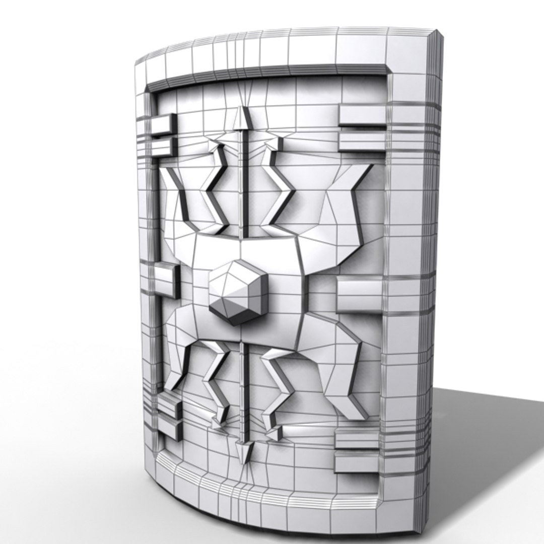 Roman Shield Cartoon 3D Model - TurboSquid 1441693