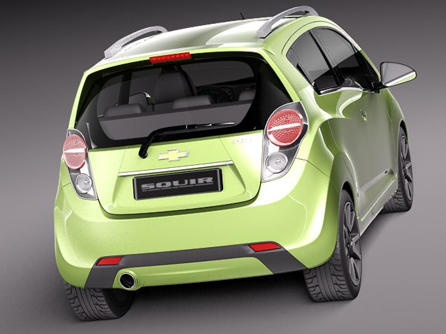 3d Chevrolet Spark Car 2013 Model