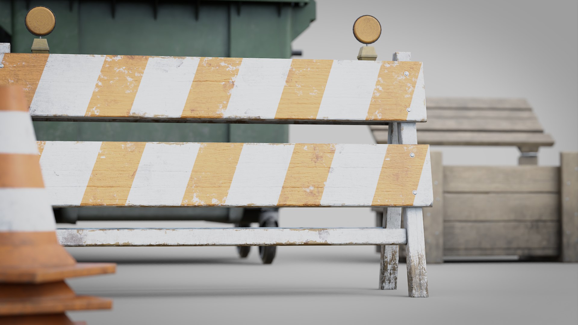 3D Model Road Props Pack Realtime - TurboSquid 2251854