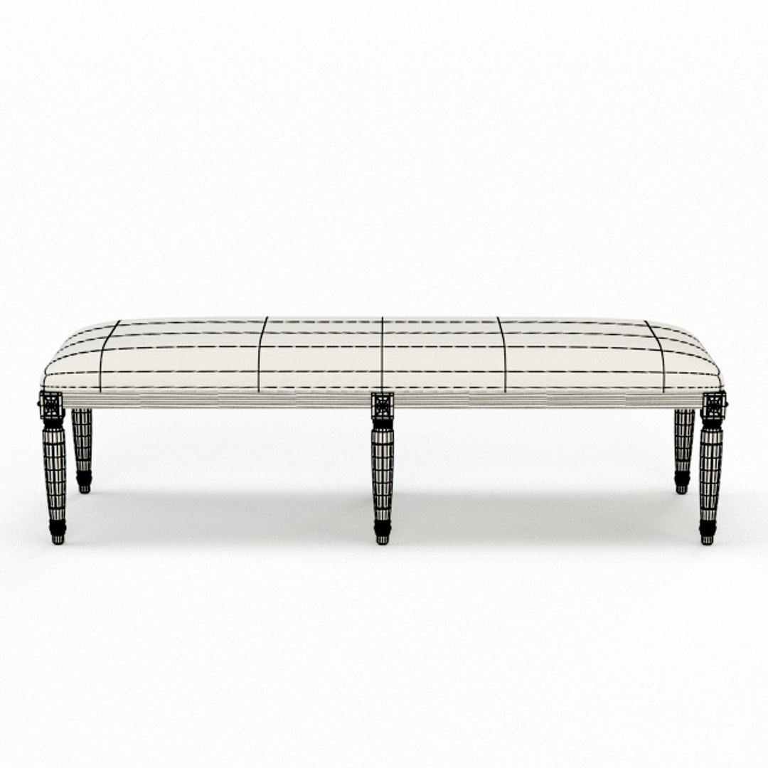 Architectural Visualization Louis Bench 3D Model - TurboSquid 1473659