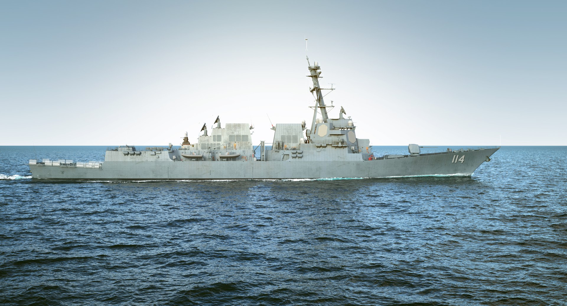 Uss Ralph Johnson 3D Model - TurboSquid 1293222