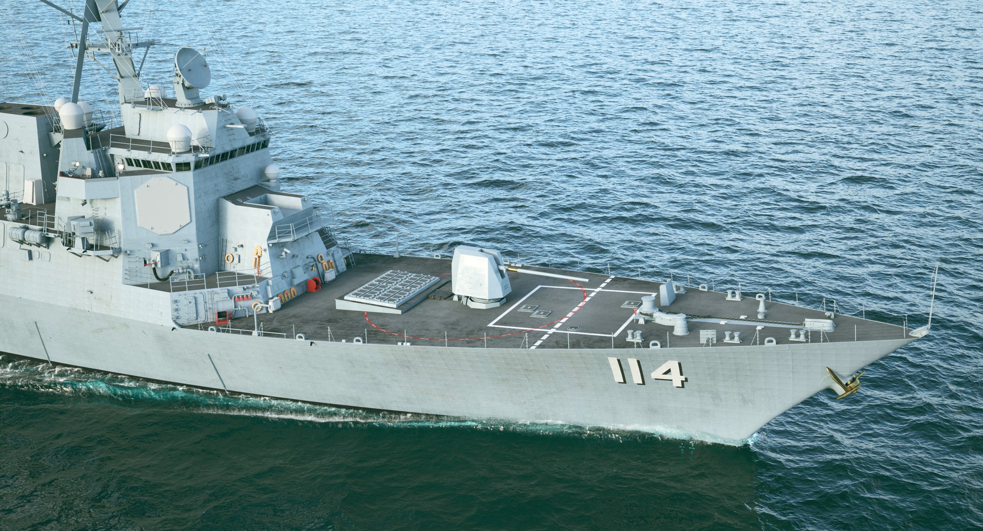 Uss ralph johnson 3D model - TurboSquid 1293222