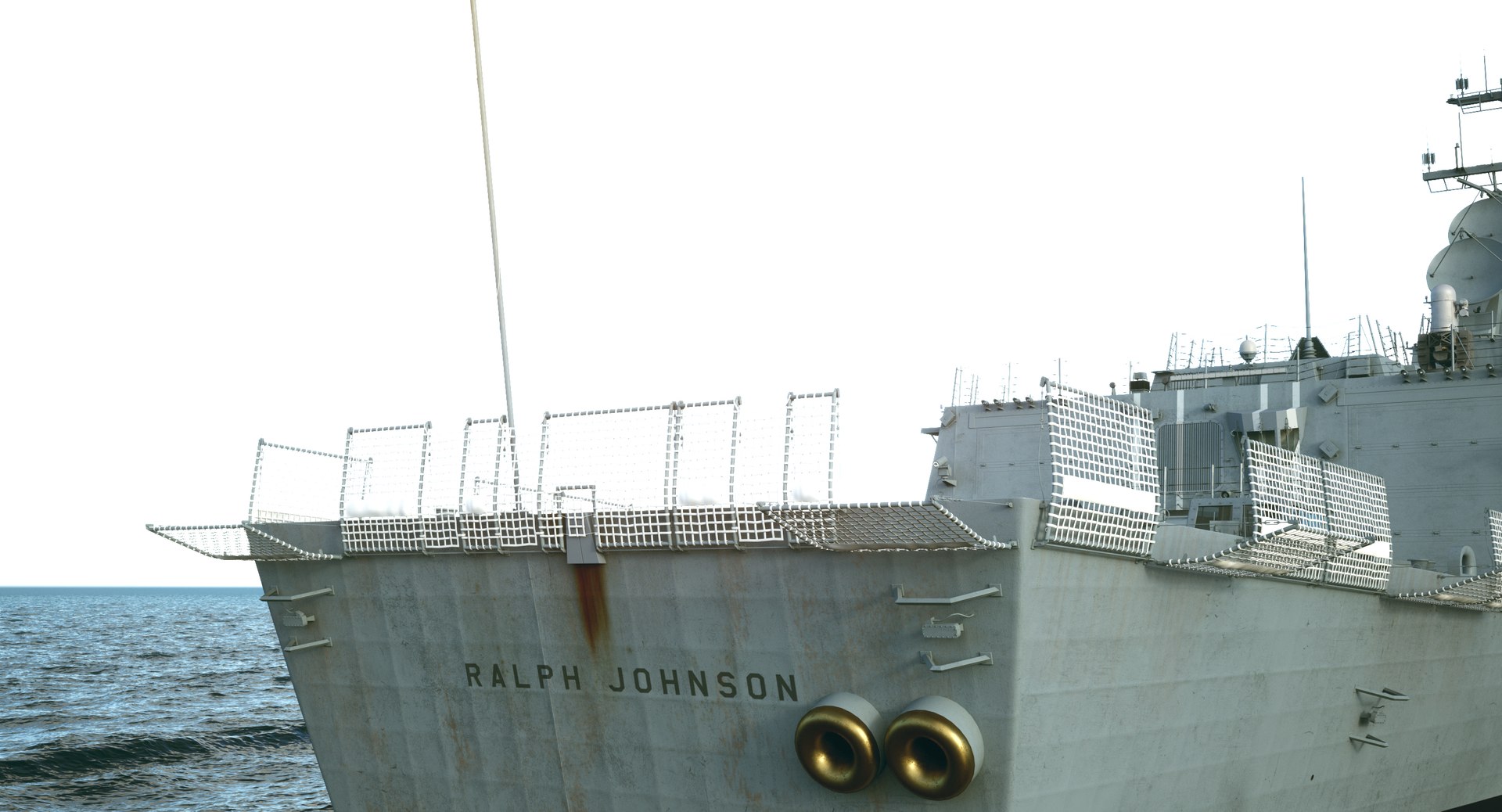 Uss Ralph Johnson 3D Model - TurboSquid 1293222