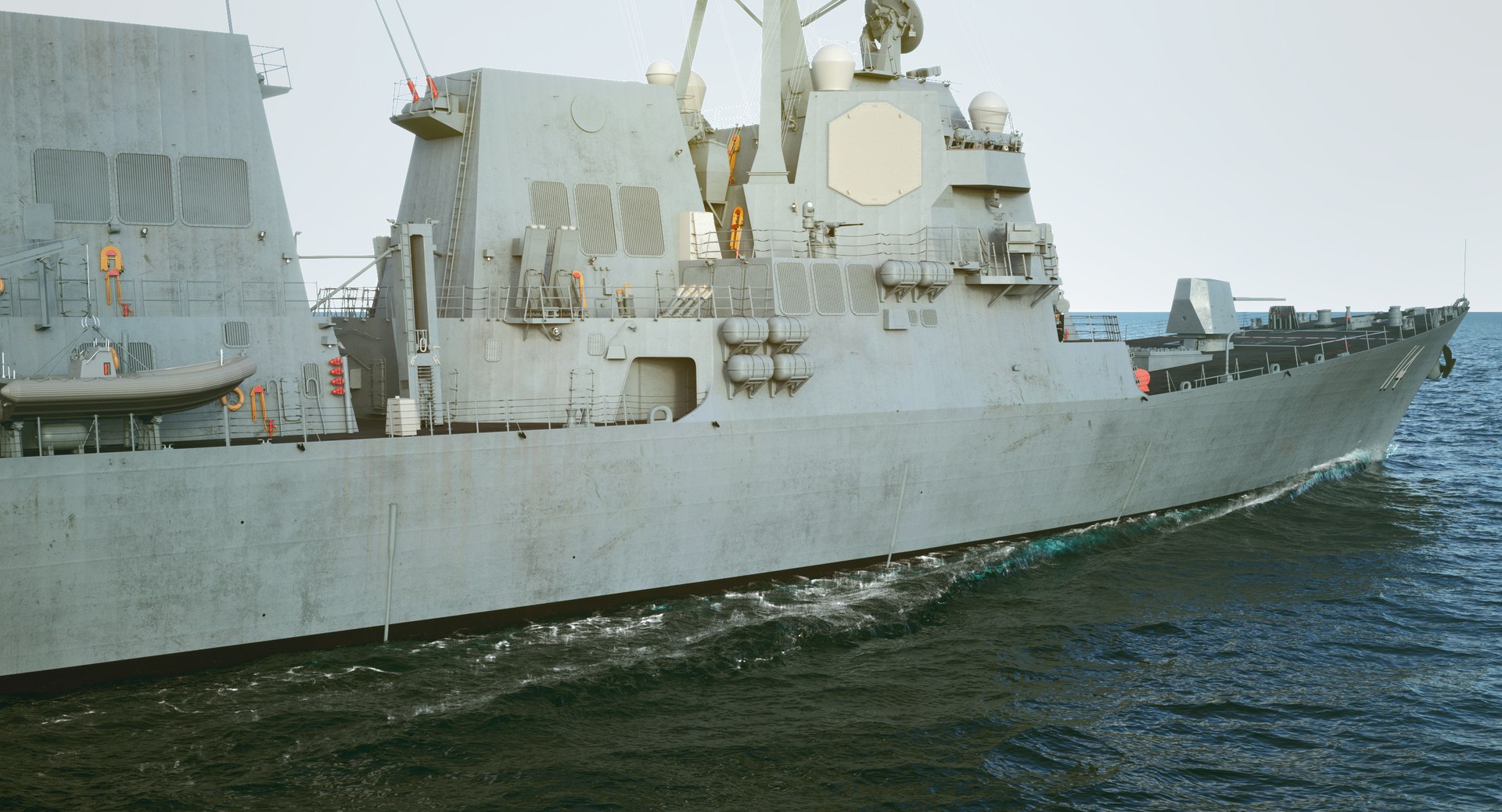 Uss Ralph Johnson 3D Model - TurboSquid 1293222