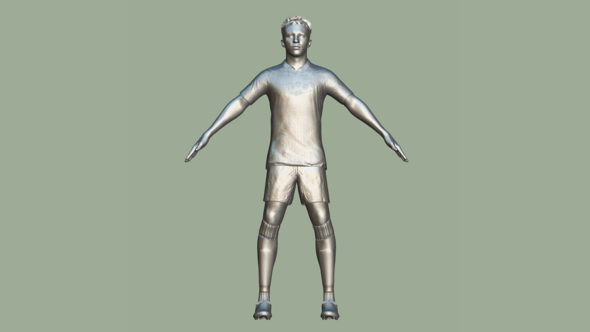 3D T-Pose Rigged Jadon Sancho Borussia Dortmund Model - TurboSquid 2233056