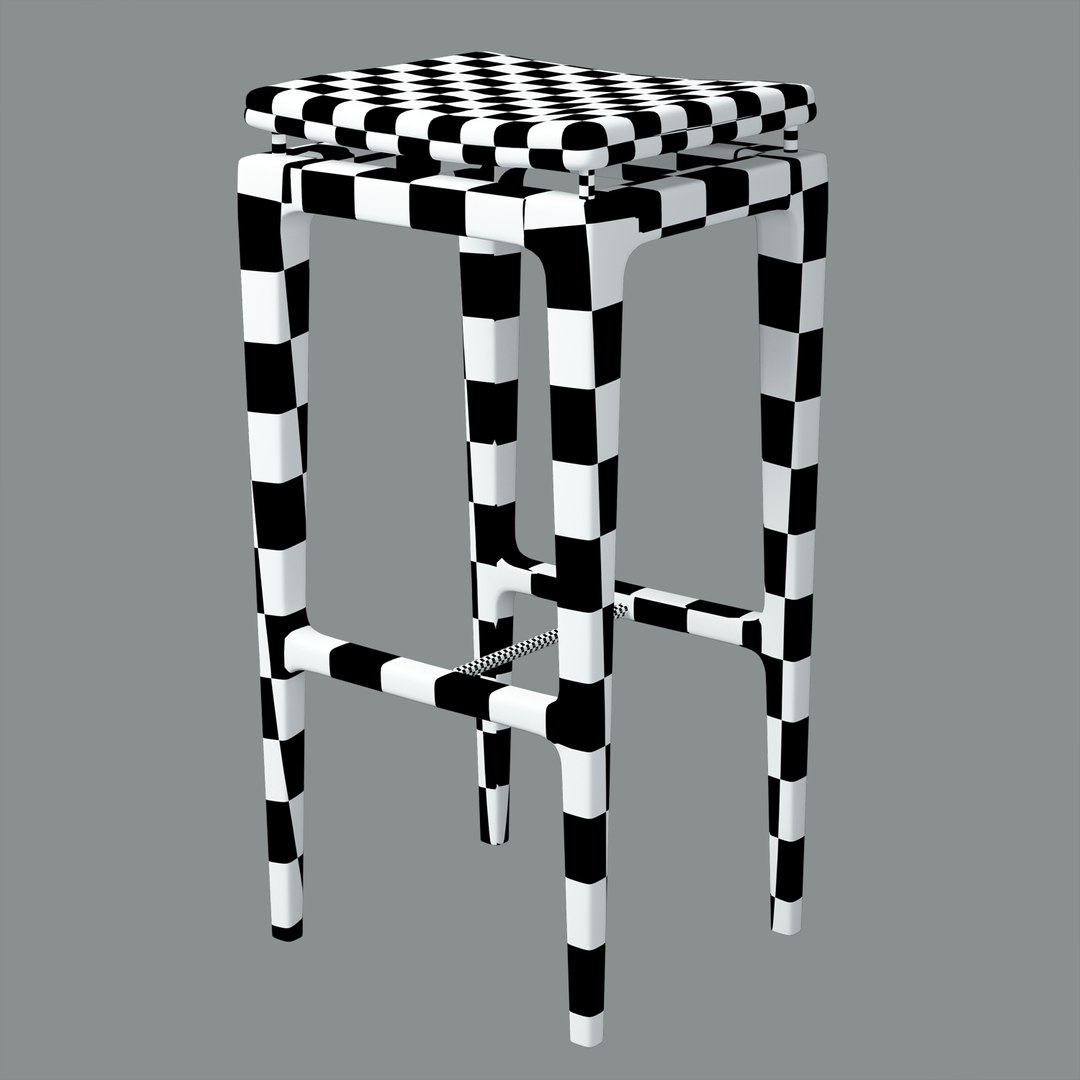 3D otaku bar stool model - TurboSquid 1467742
