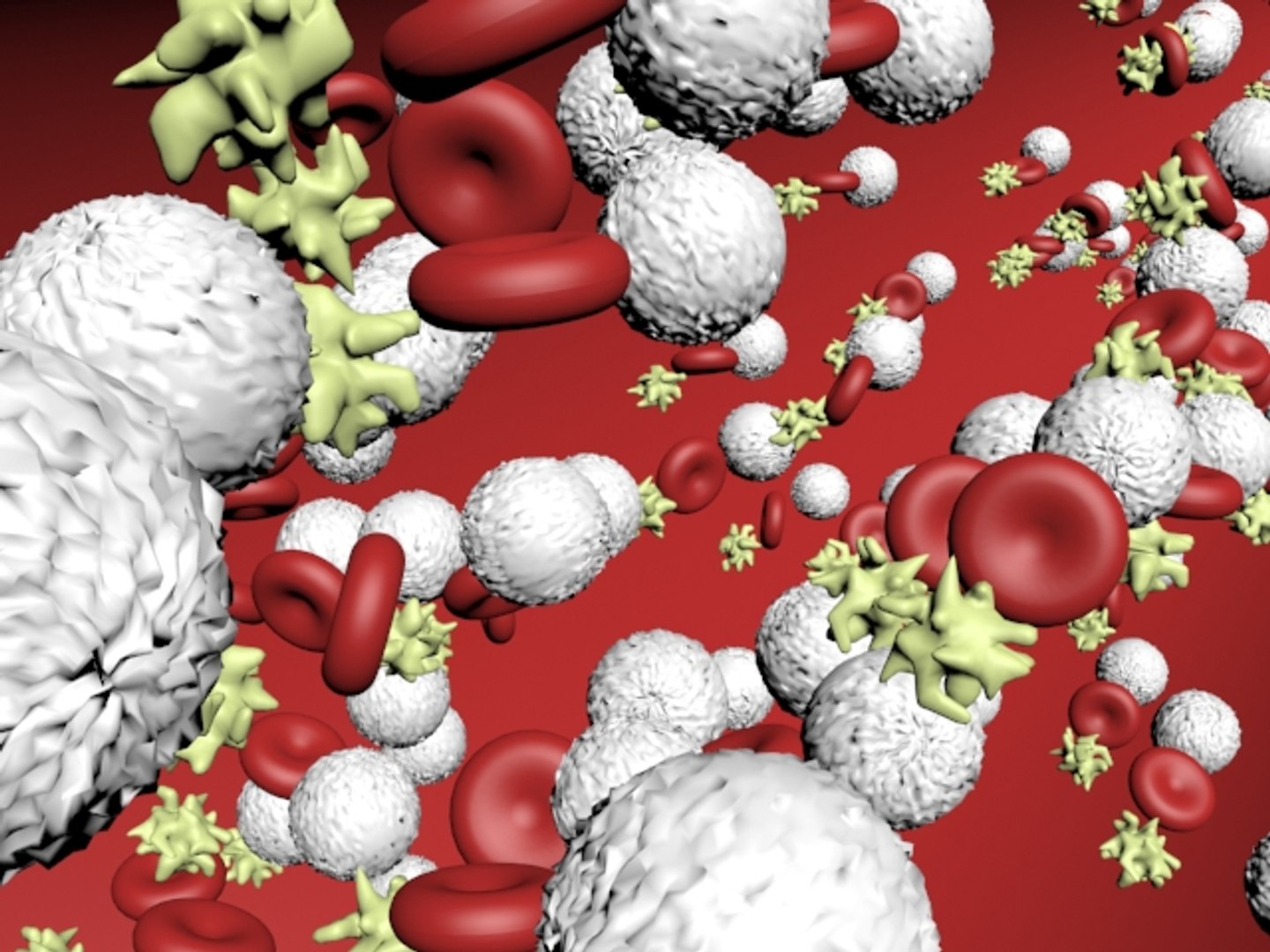 3d Model Of Blood Stream