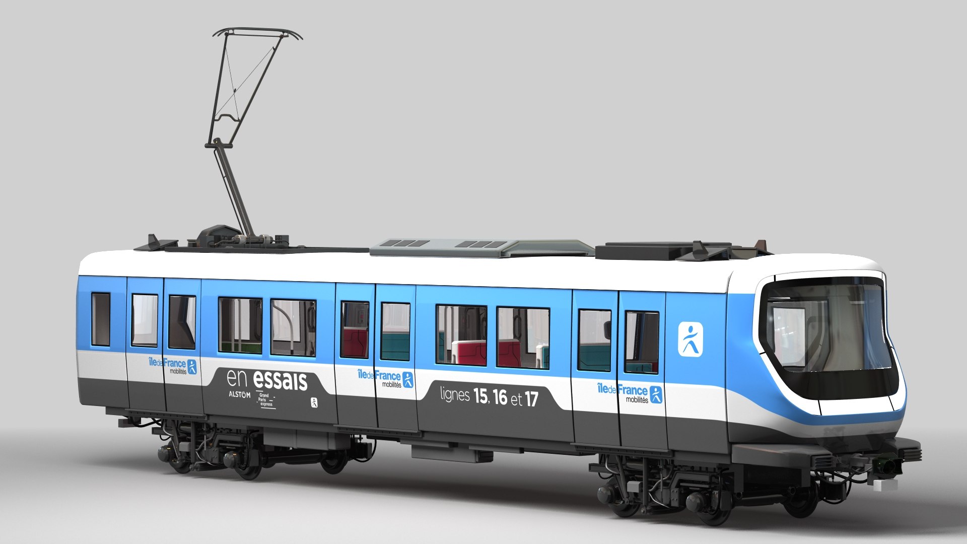 Grand Paris Express Train With Interior 3D - TurboSquid 2174538