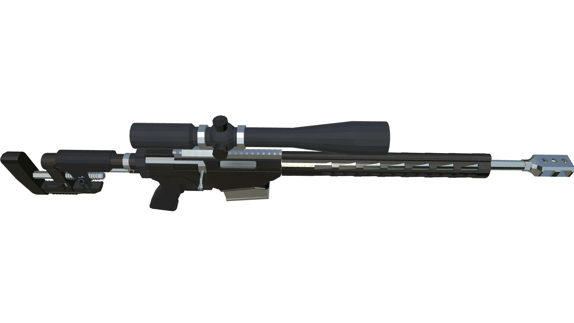 3D Low Poly Realistic FN Ballista 338 Sniper Rifle - TurboSquid 2223530