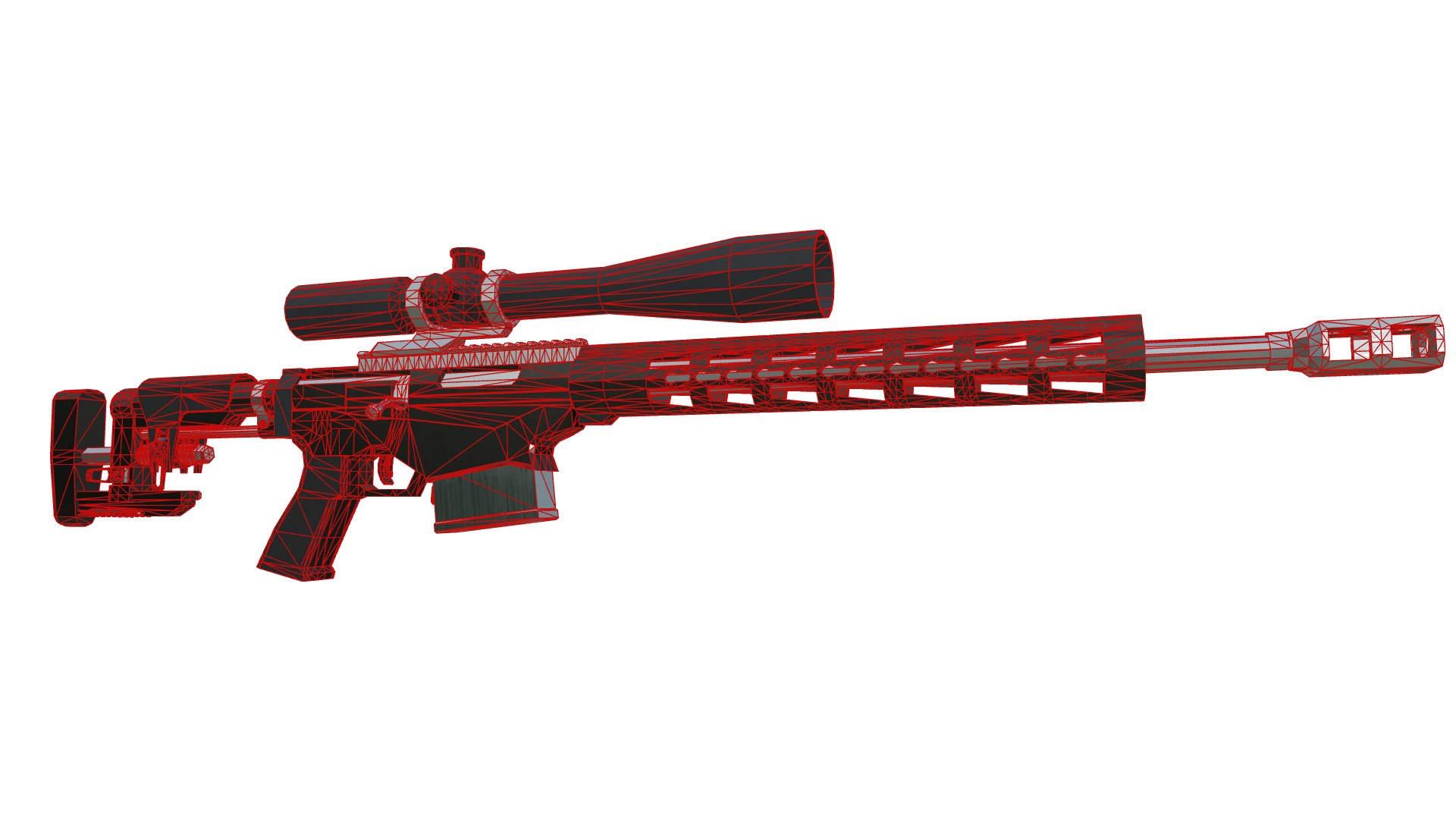 3D Low Poly Realistic FN Ballista 338 Sniper Rifle - TurboSquid 2223530