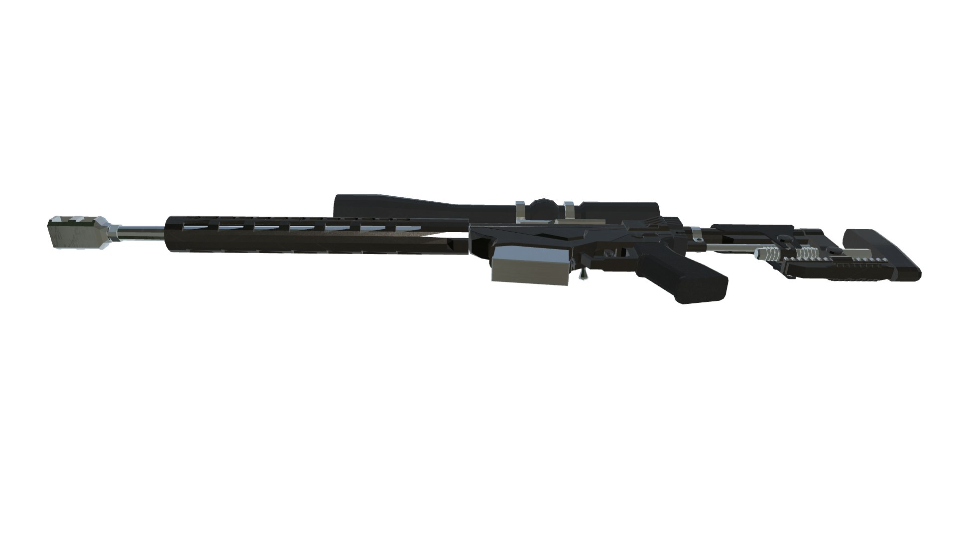 3D Low Poly Realistic FN Ballista 338 Sniper Rifle - TurboSquid 2223530