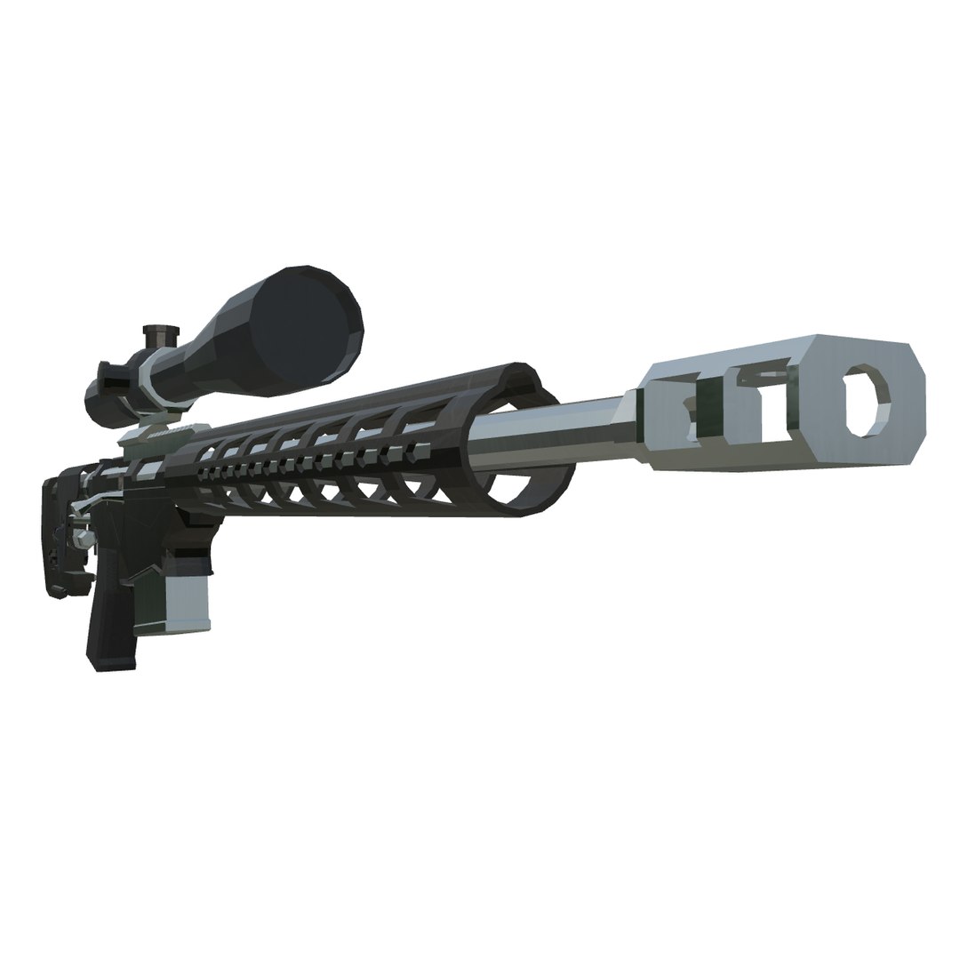 3D Low Poly Realistic FN Ballista 338 Sniper Rifle - TurboSquid 2223530