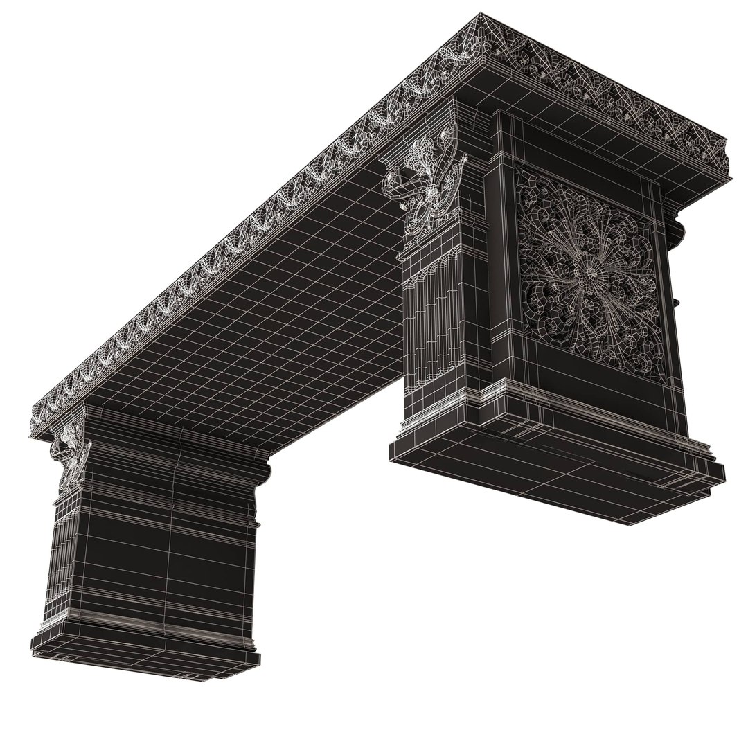 Stone Bench 02 3D Model - TurboSquid 2199287