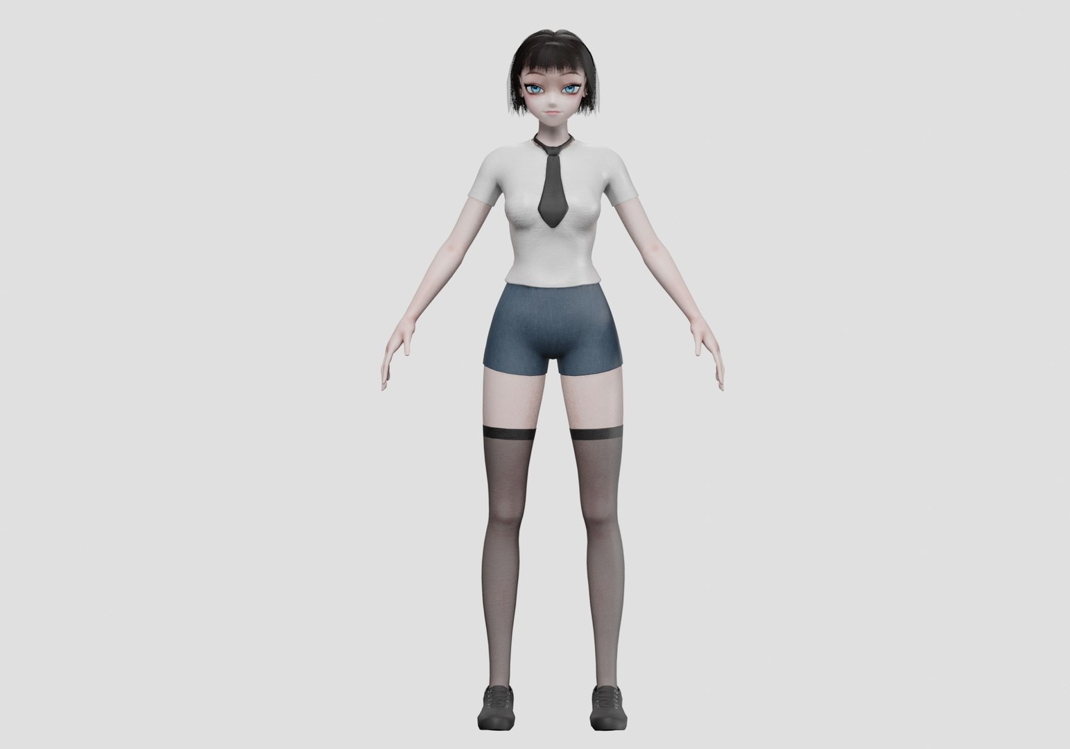 Standard Anime Girl V30240 3D Model - TurboSquid 2271081