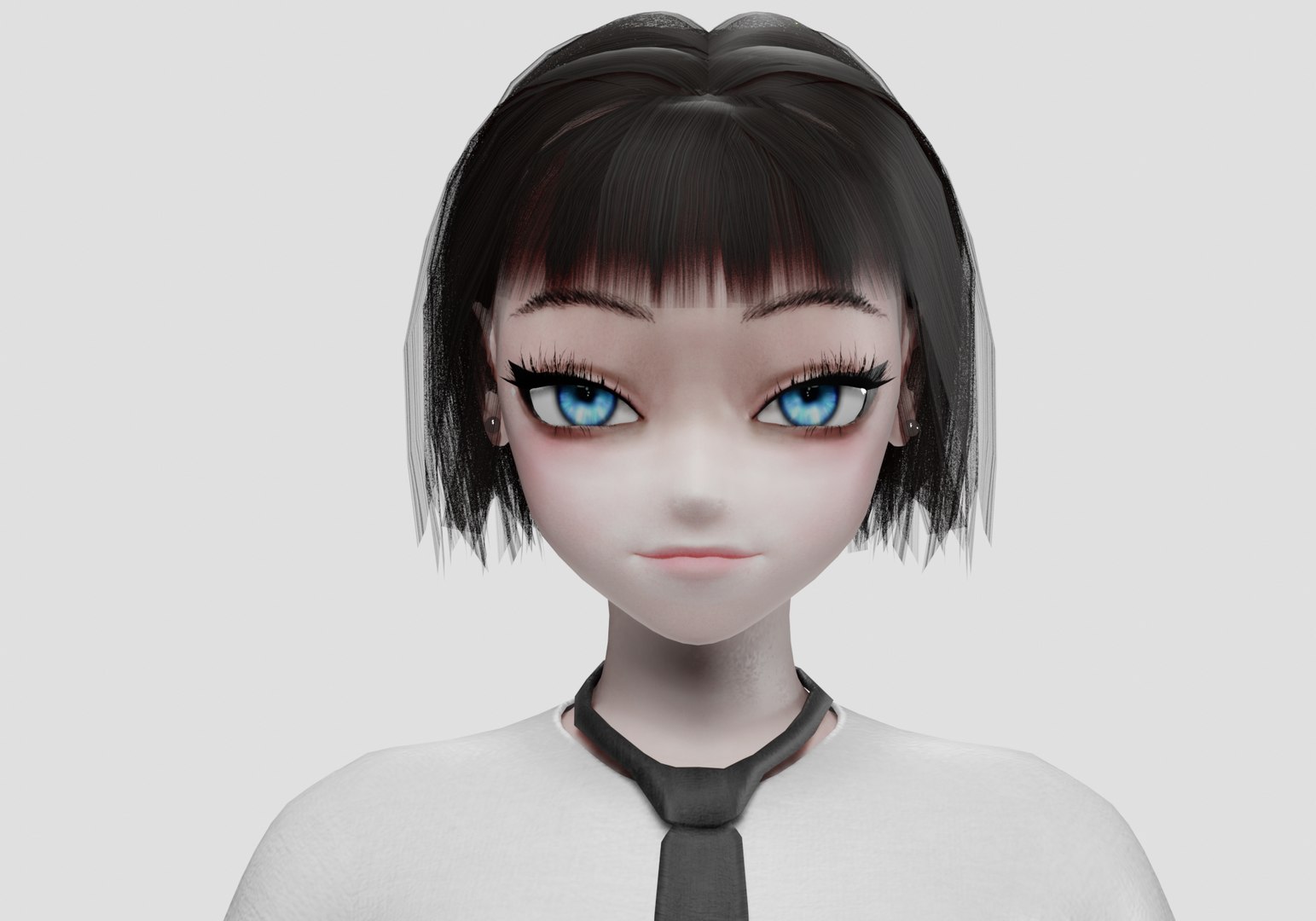Standard Anime Girl V30240 3D Model - TurboSquid 2271081