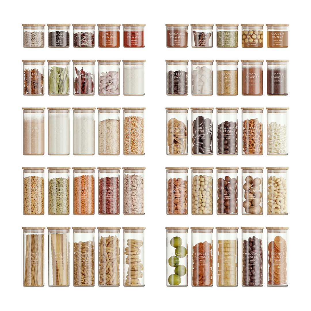 3D Spice Seasonings - TurboSquid 1568933