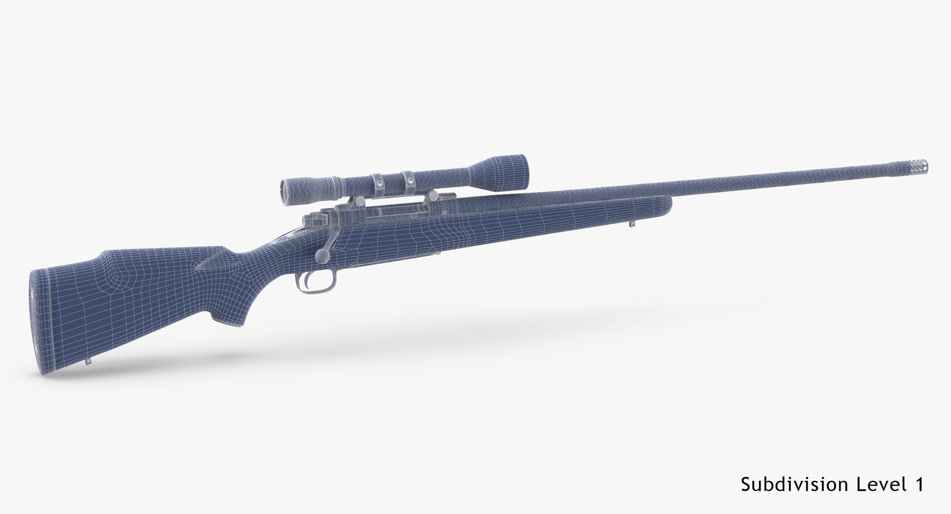 3D Winchester 70 Sniper - Model - TurboSquid 1170692