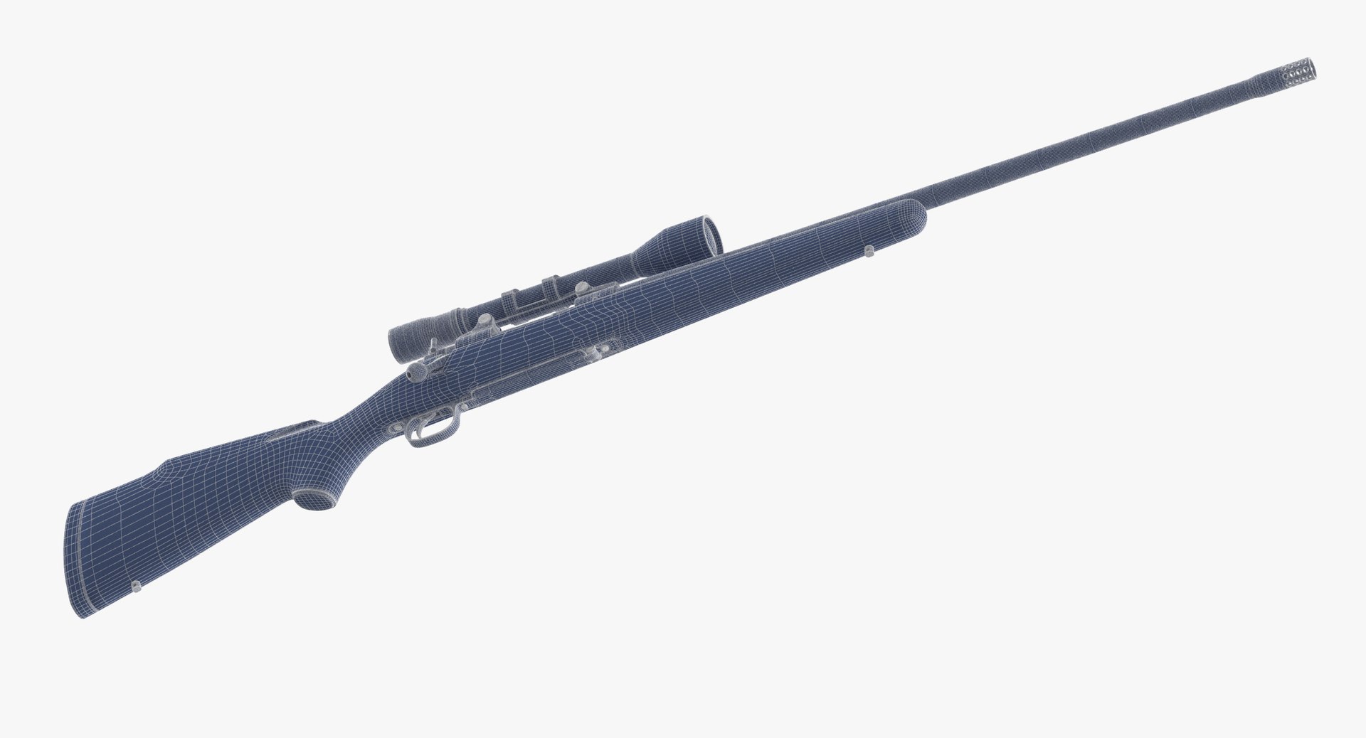 3D Winchester 70 Sniper - Model - TurboSquid 1170692