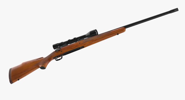 3D winchester 70 sniper - model - TurboSquid 1170692