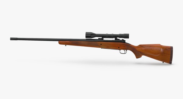 3D winchester 70 sniper - model - TurboSquid 1170692