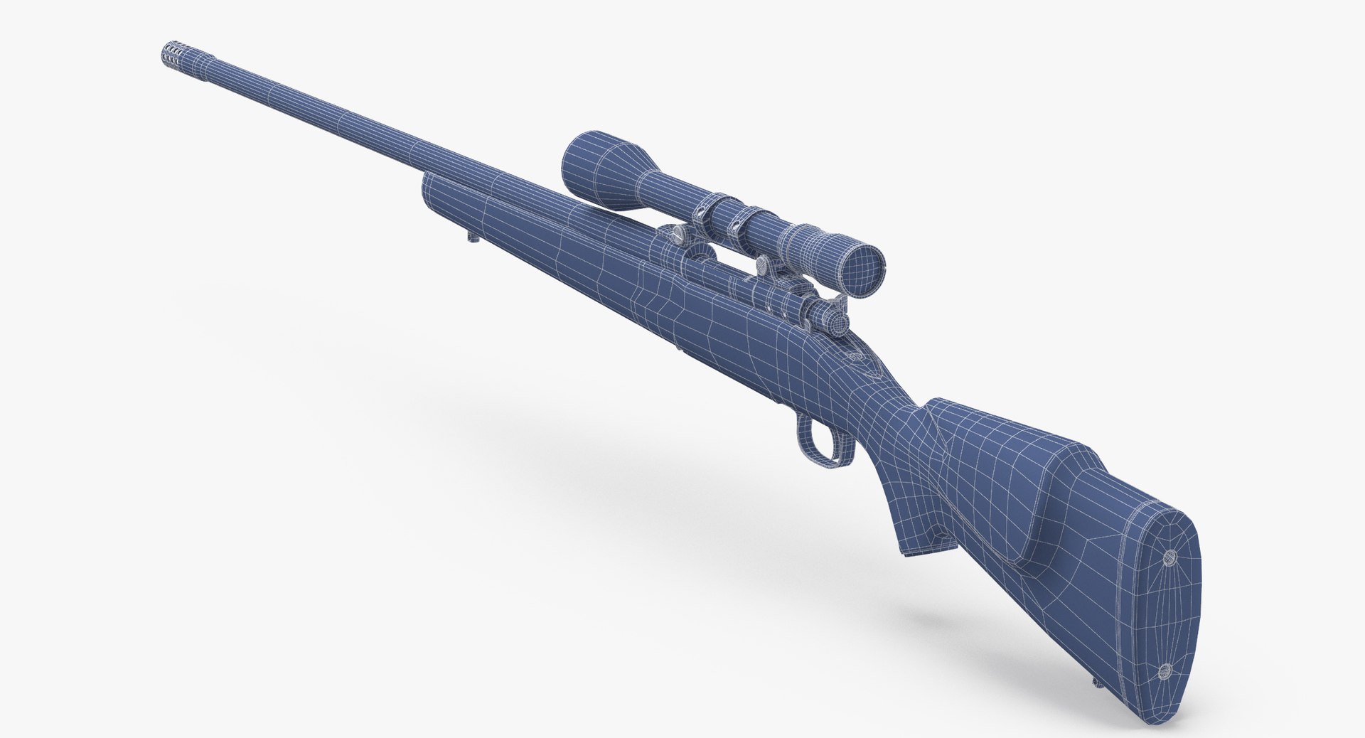 3D Winchester 70 Sniper - Model - TurboSquid 1170692