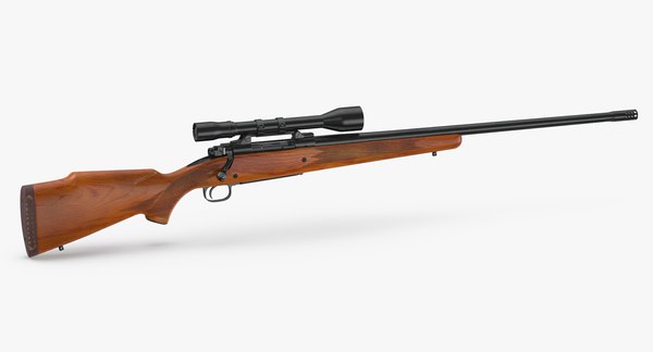 3D winchester 70 sniper - model - TurboSquid 1170692