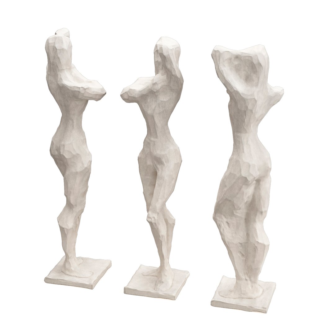Hummered Woman Figure 3D - TurboSquid 2209185