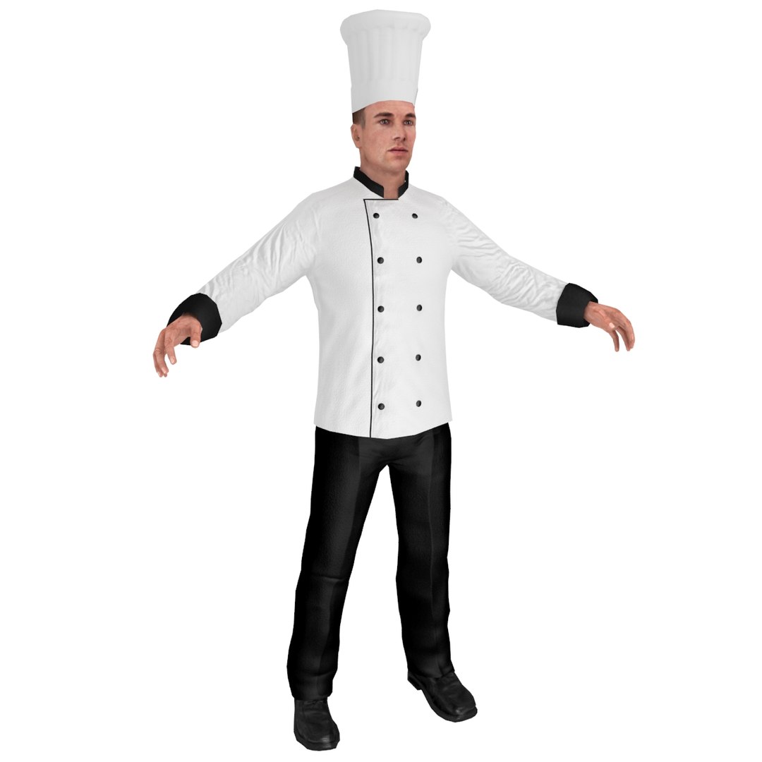 Chef hat model - TurboSquid 1347401