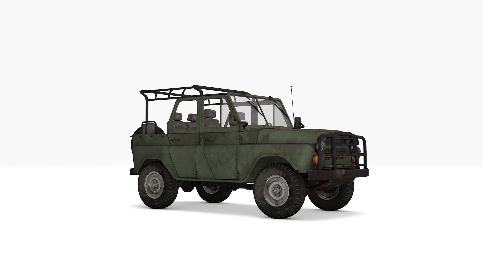 3D UAZ Model - TurboSquid 1861461