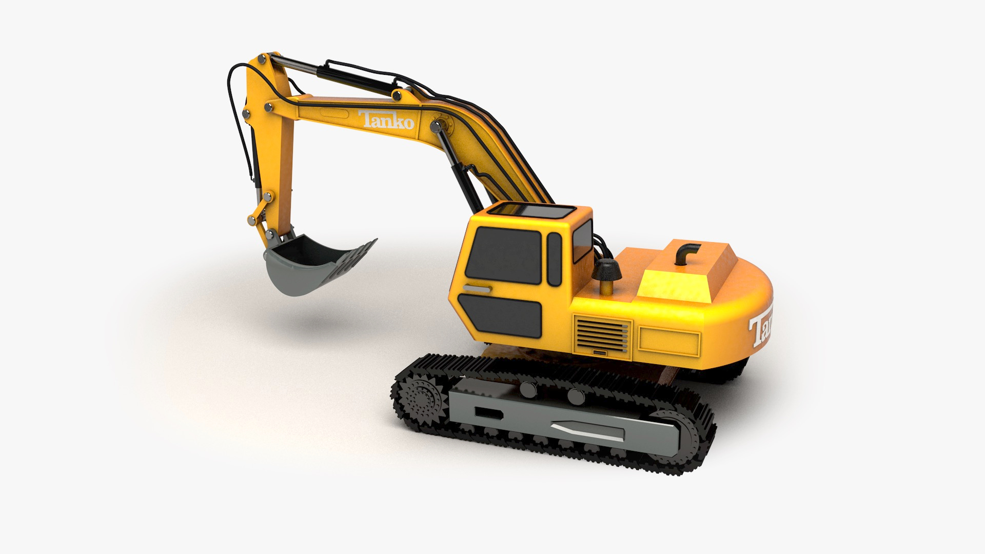 Toy Excavator 3D Model - TurboSquid 2061400