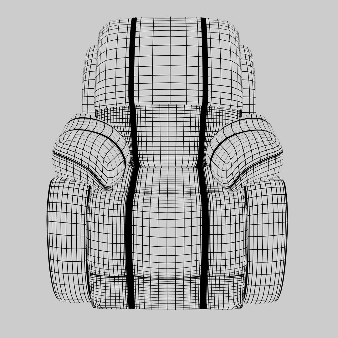 Recliner Sofa 3D Model - TurboSquid 2048487