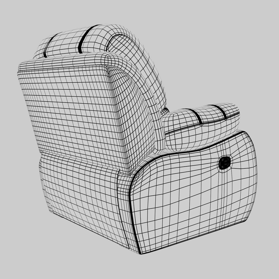 Recliner Sofa 3D Model - TurboSquid 2048487