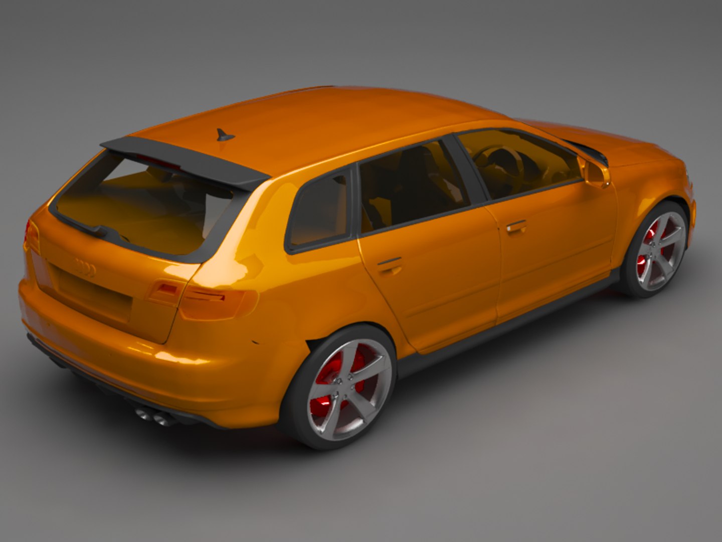 Audi Rs3 3D Model - TurboSquid 1652869