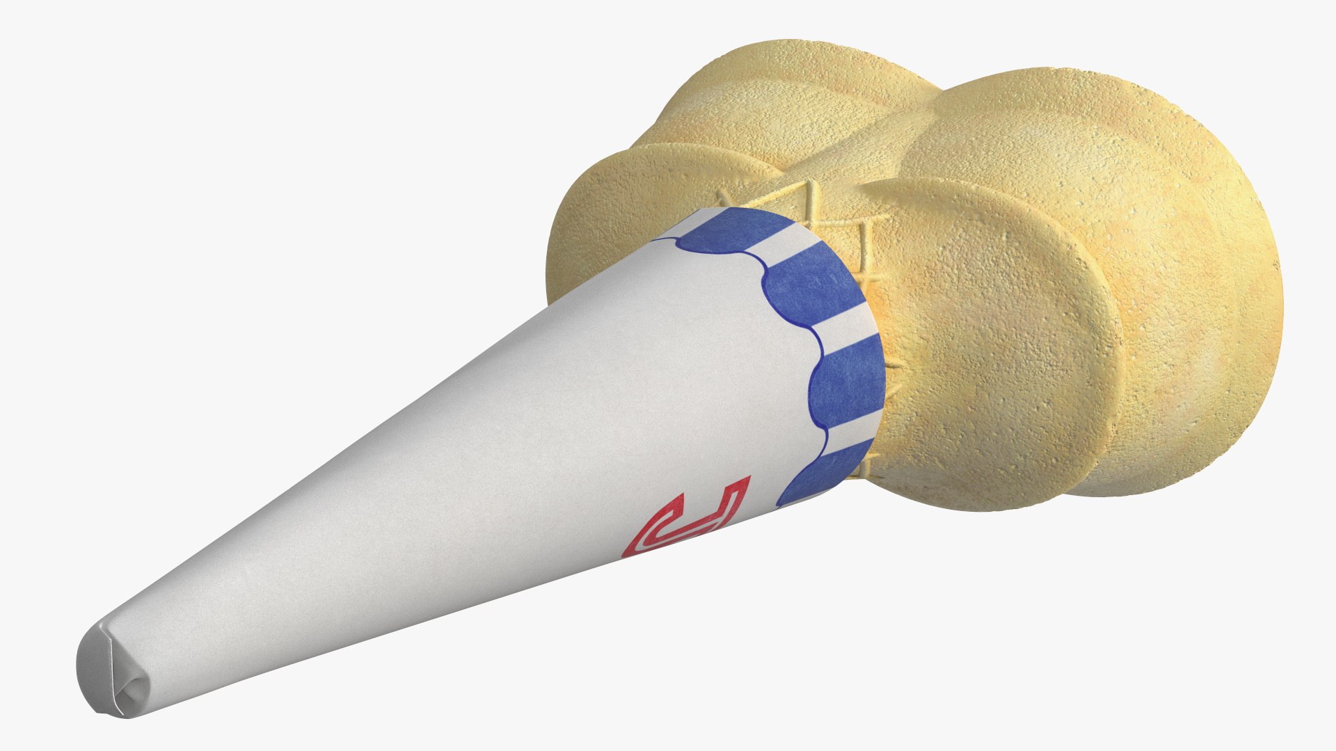 3D JOY Twin Scoop Cake Cone - TurboSquid 2246220